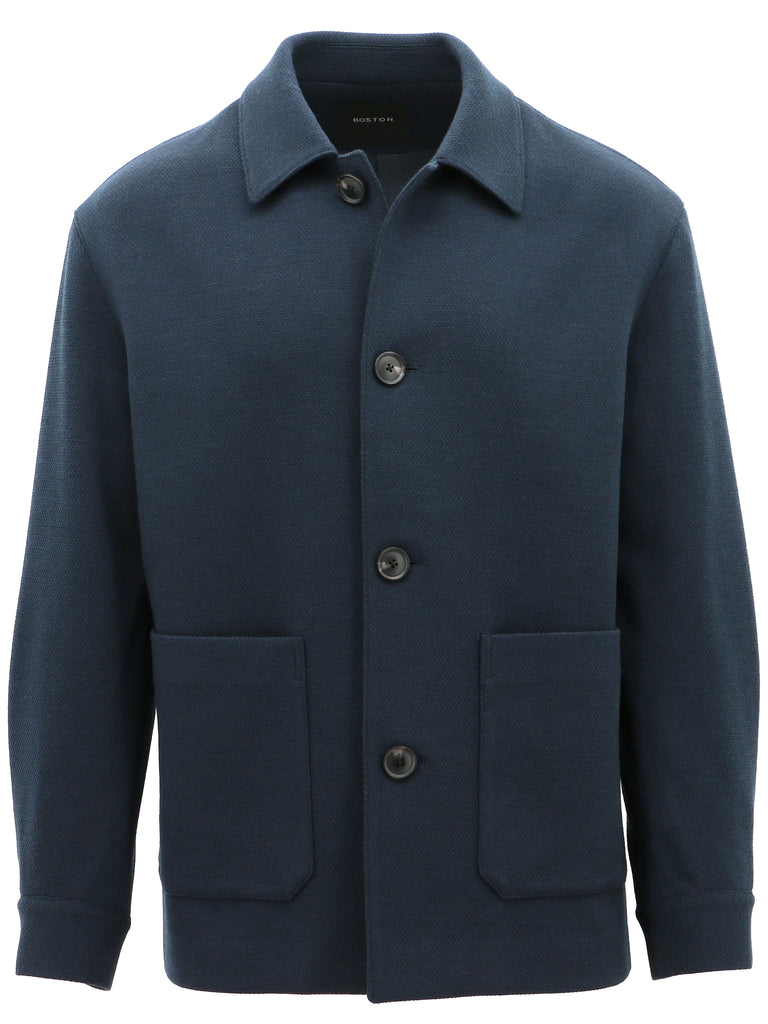 Maynard Navy Shacket – Boston Clothing