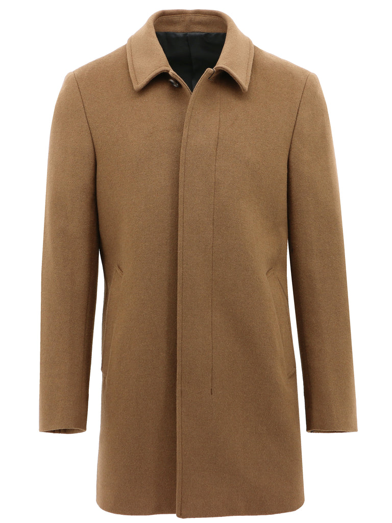 Tulle Camel Collar Overcoat – Boston Clothing
